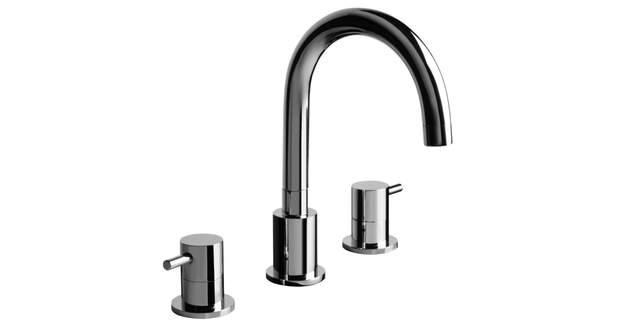 Graff G-6150-LM37B-PC M.E. Roman Tub Filler Faucet with Metal Lever ...