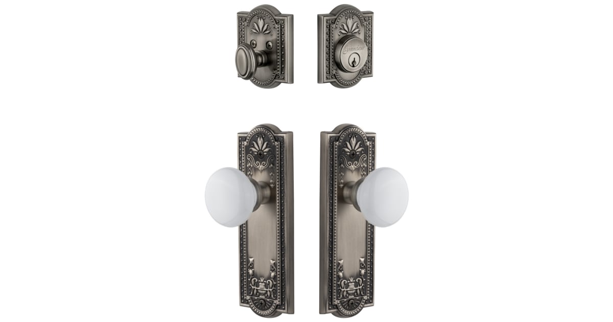 Grandeur 801315 Parthenon Solid Brass Single Cylinder Keyed Entry ...