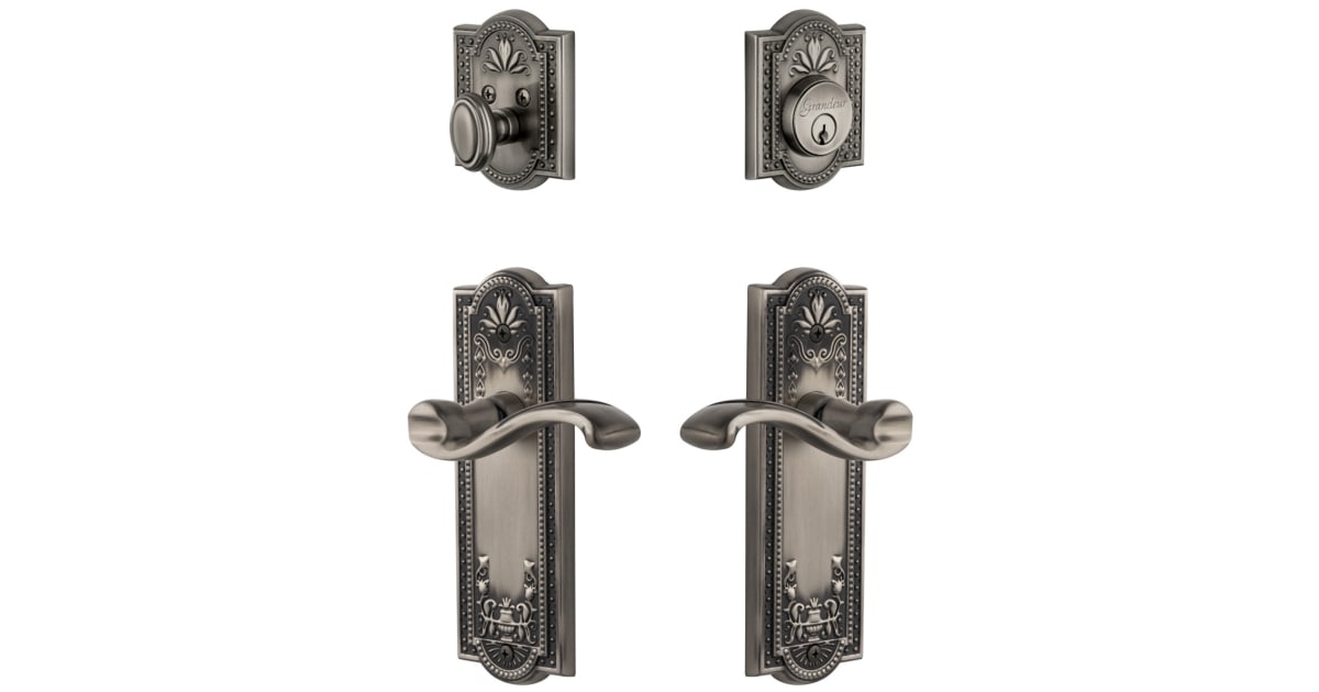 Grandeur 823072 Parthenon Solid Brass Right Handed Single | Build.com
