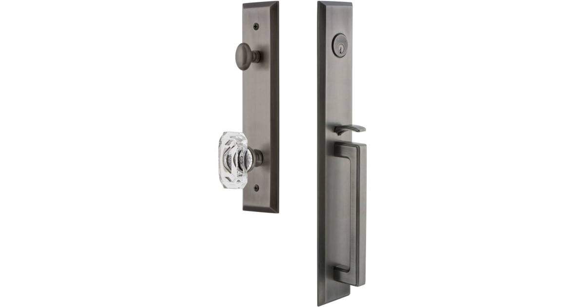 Grandeur 845640 Fifth Avenue Solid Brass Rose Keyed Entry Single ...