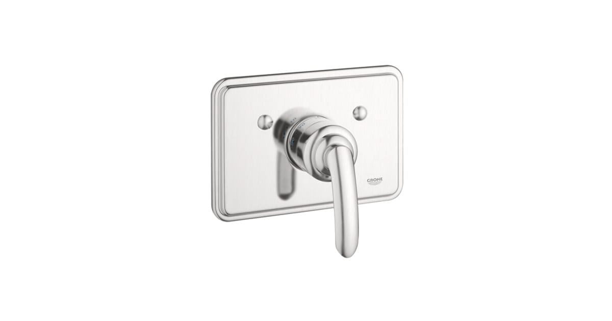 Grohe 19263EN0 Talia Thermostatic Valve Trim Grohtherm with Metal Volo ...