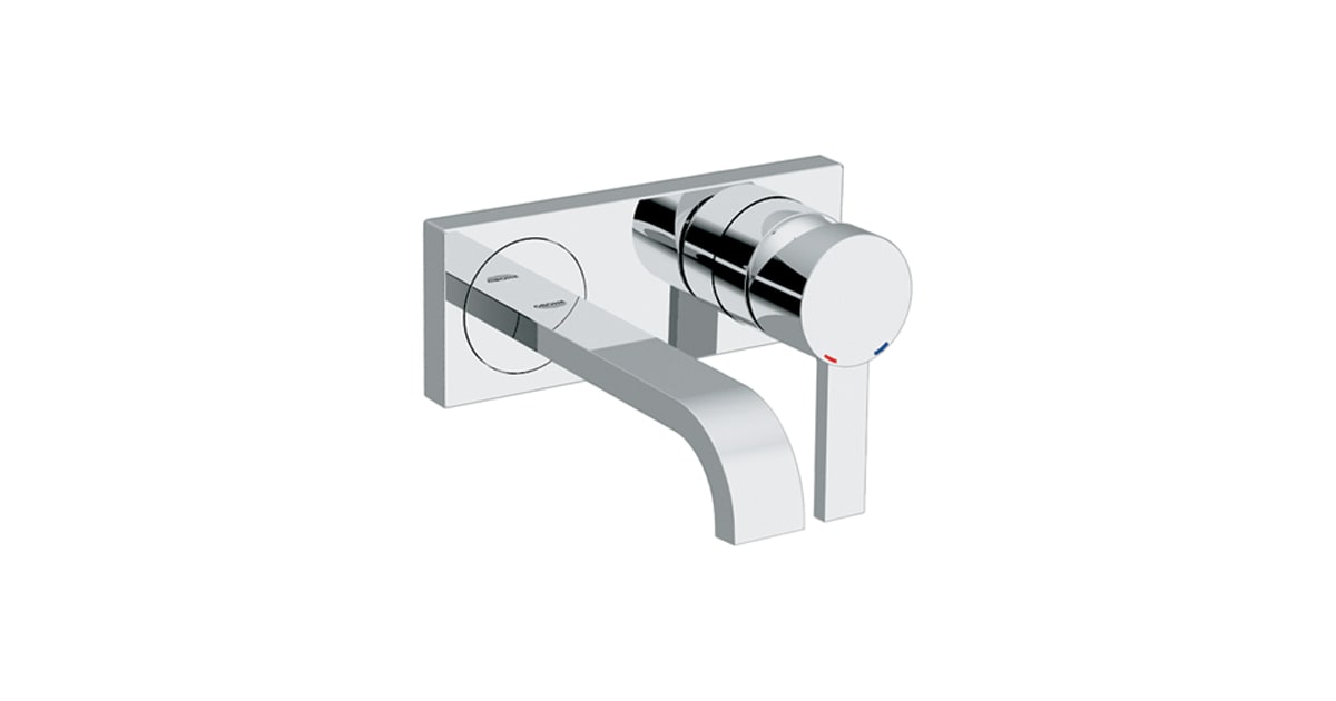 Grohe 19300000 Allure Wall Mounted Bathroom Faucet with SilkMove ...