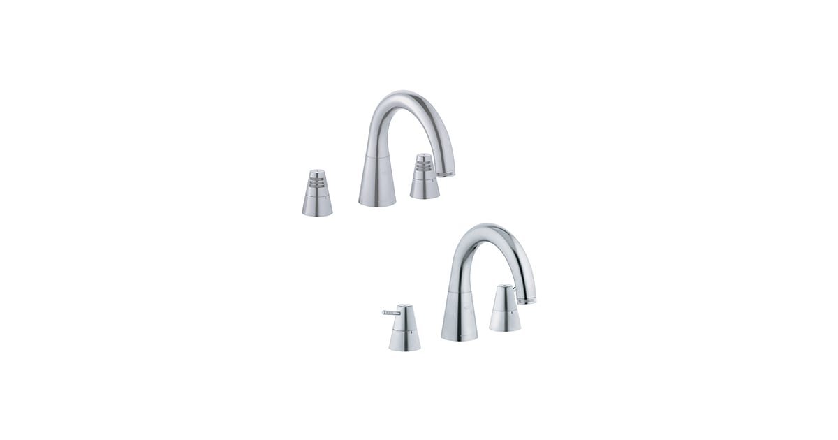 Grohe 21083BKO Double Handle Roman Tub Faucet from the F1 Series ...