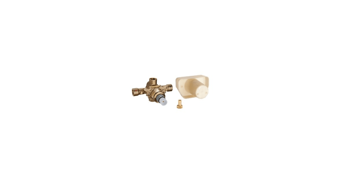 Grohe 34397000 Grohtherm 3/4 Thermostatic Rough-in Valve, 3/4 Inch NPT ...