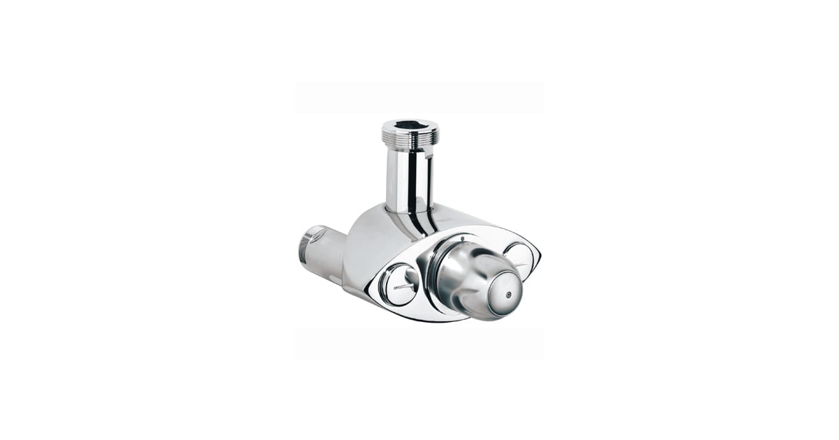 Grohe 35087000 Grohtherm Exposed Central Thermostat w/ Built-in Check ...