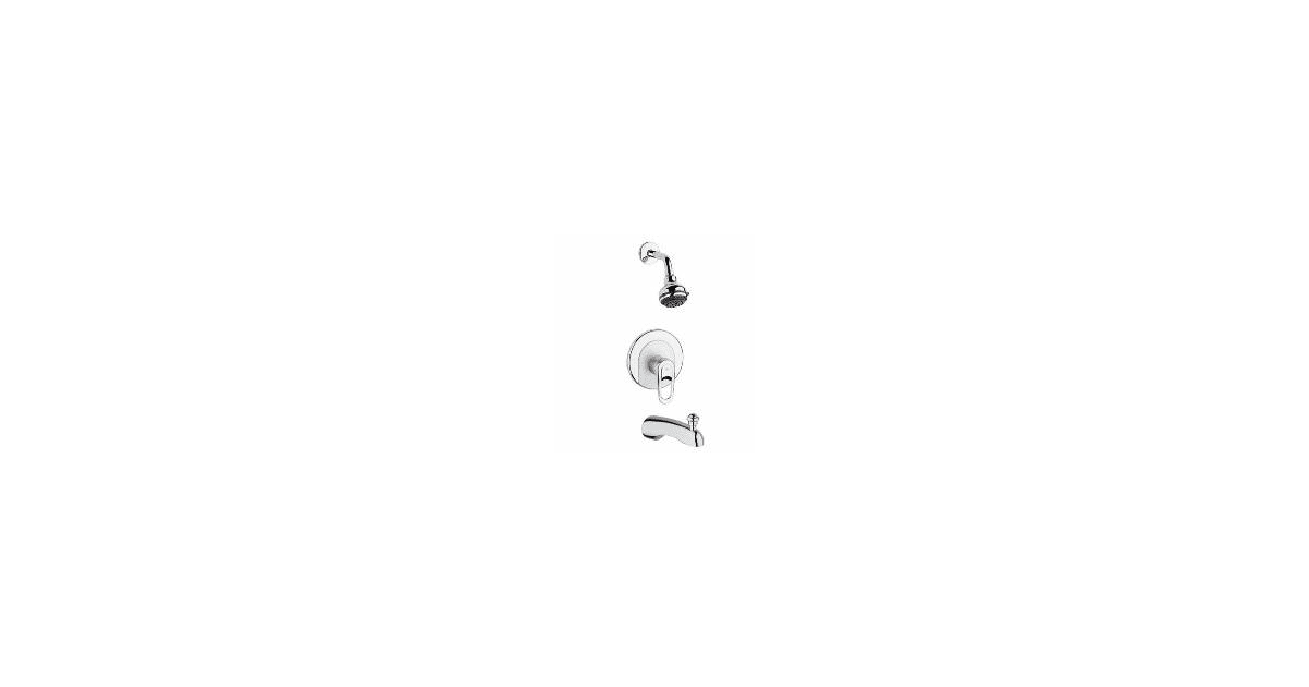 Grohe Faucet Tub and Shower Single Handle from the Europlus II series ...