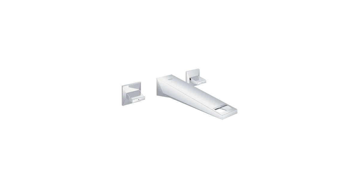 Grohe 20347000 Allure Brilliant Wall Mounted Bathroom Faucet - Less ...