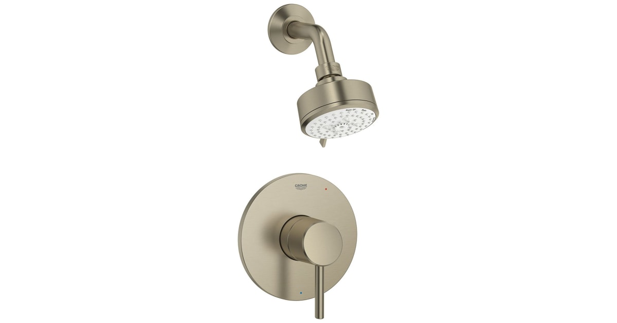 Grohe 102495EN00 Concetto Shower Only Trim Package with 1.75 GPM Multi ...