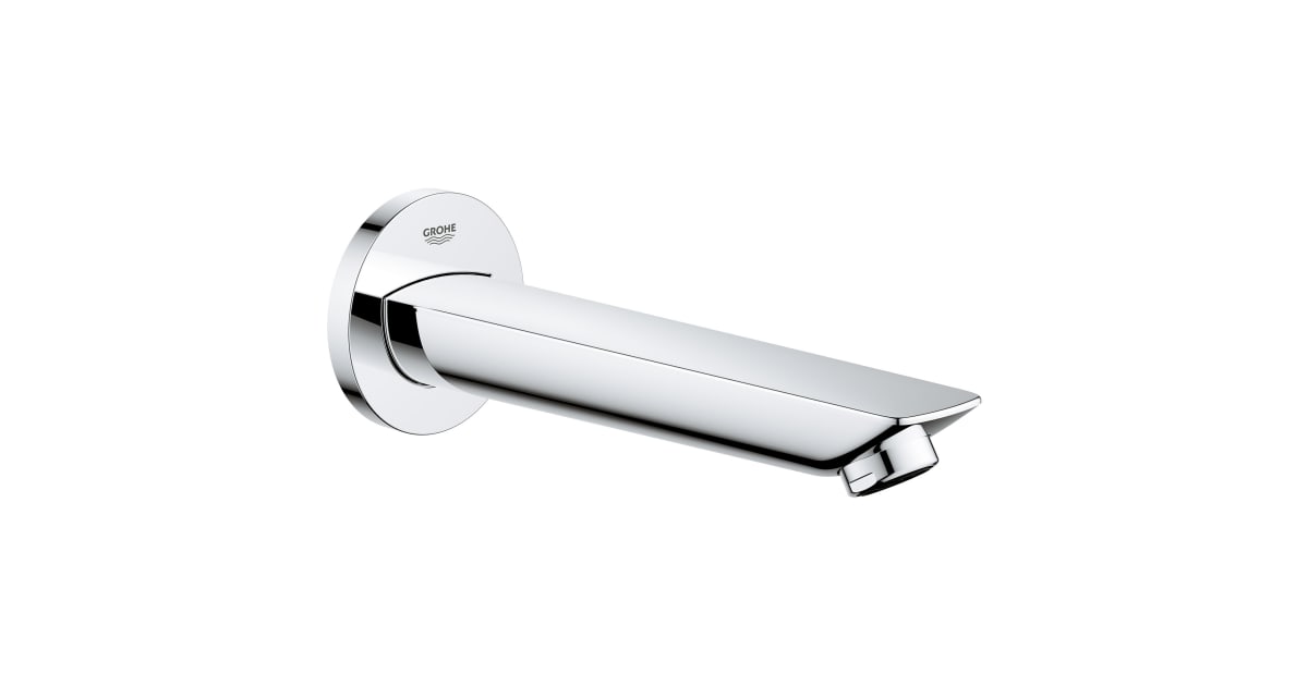 Grohe 13286001 BauLoop 6-3/4" Wall Mounted Tub Spout | Ferguson Home