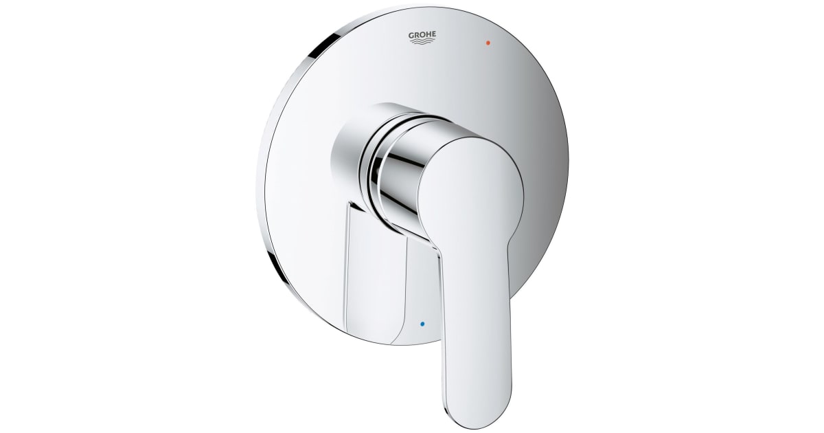 Grohe 14464000 Eurostyle Cosmopolitan Pressure Balanced Valve Trim Only with Single Lever Handle ...