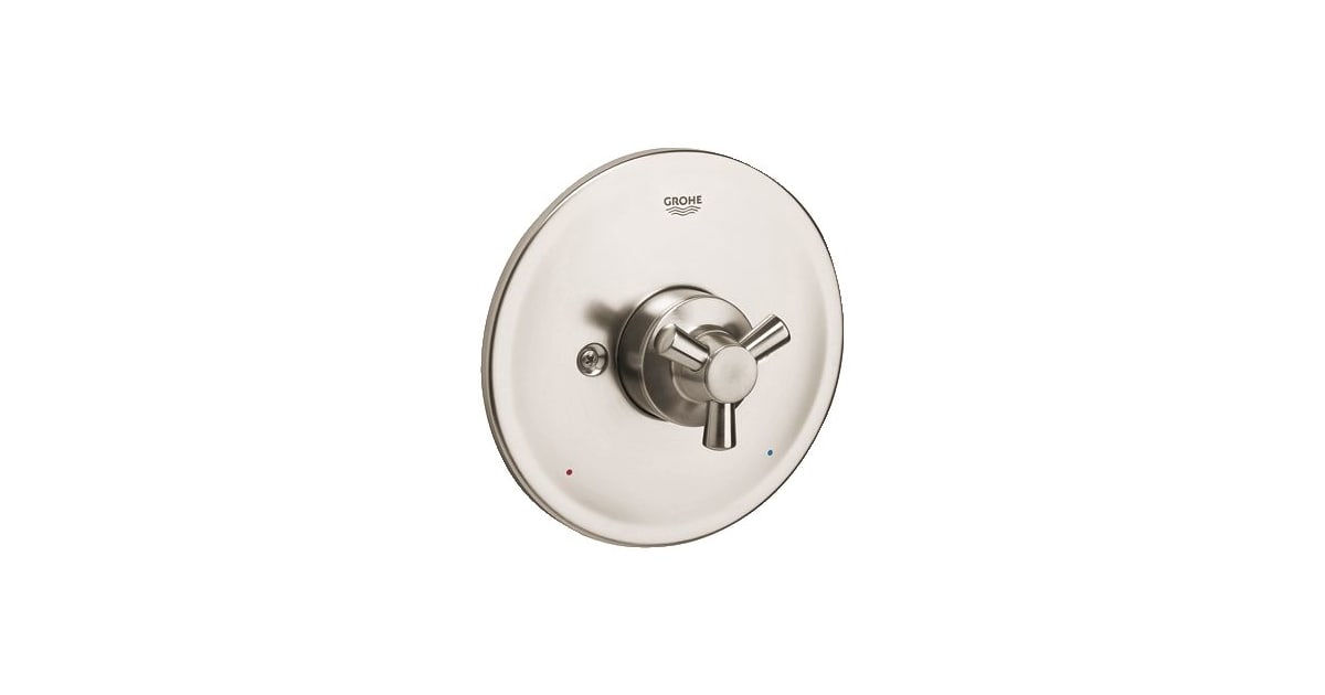 Grohe 19311EN1 Pressure Balance Valve Trim with Arden Spoke Handle ...