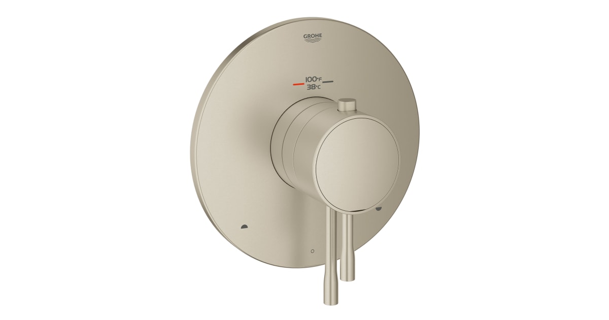 Grohe 19988EN1 Essence Thermostatic Valve Trim with Integrated Volume ...