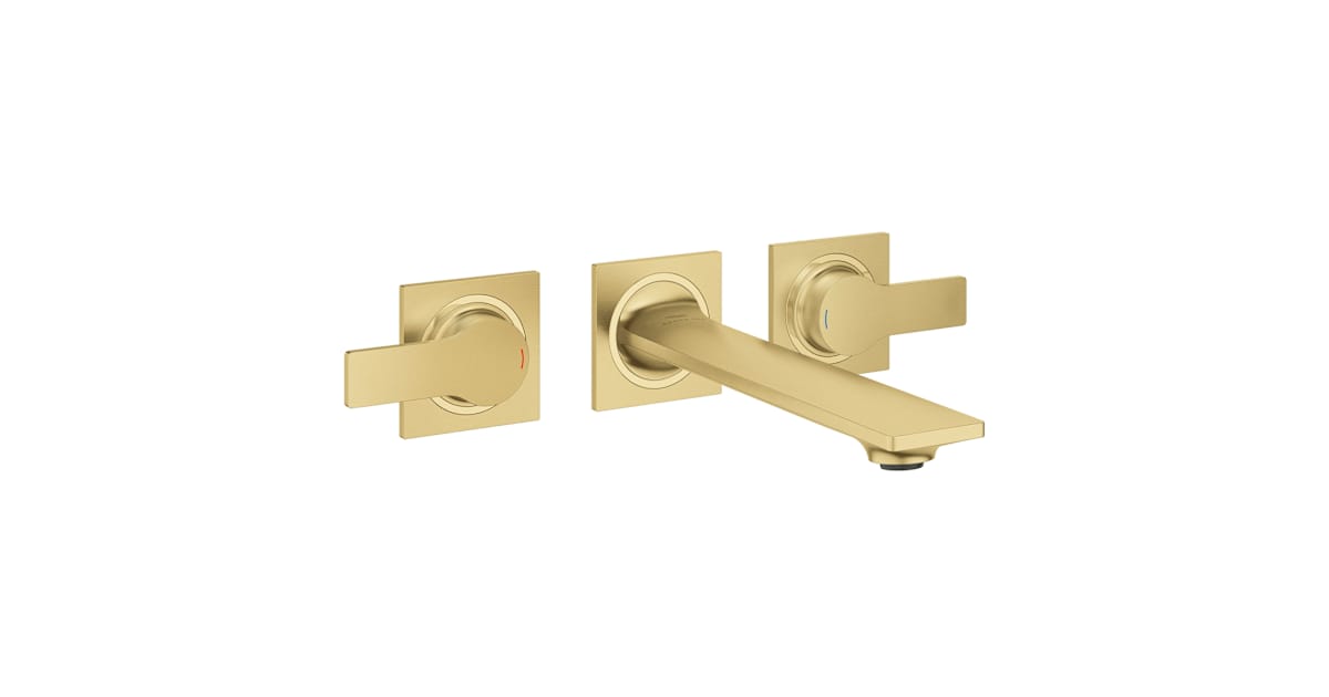 Grohe 20586GN1 Allure New 1.2 GPM Wall Mounted Widespread Bathroom ...