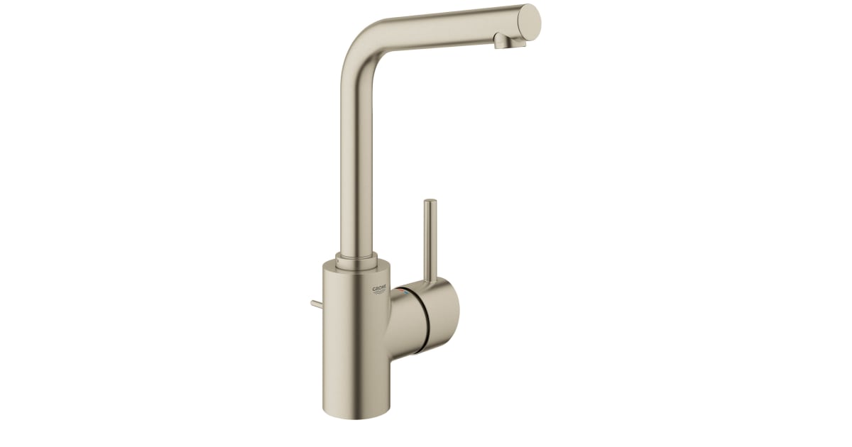Grohe 23737EN1 Concetto 1.2 GPM Single Hole Swivel Spout Bathroom ...