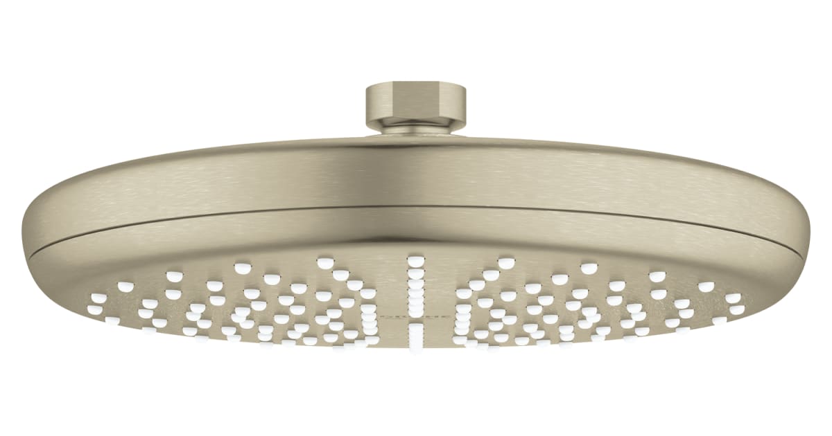 Grohe 26410EN0 Grohtherm 2.5 GPM Rain Shower Head with DreamSpray and ...