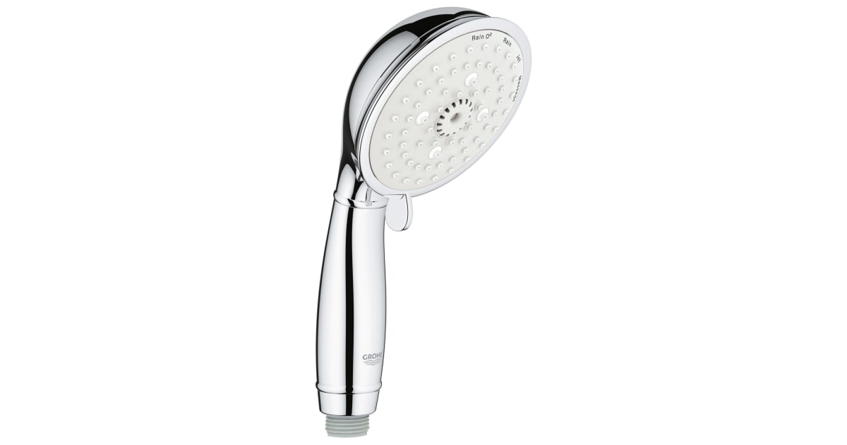 Grohe 27608001 Tempesta Rustic 2.5 GPM Multi Function Hand Shower ...