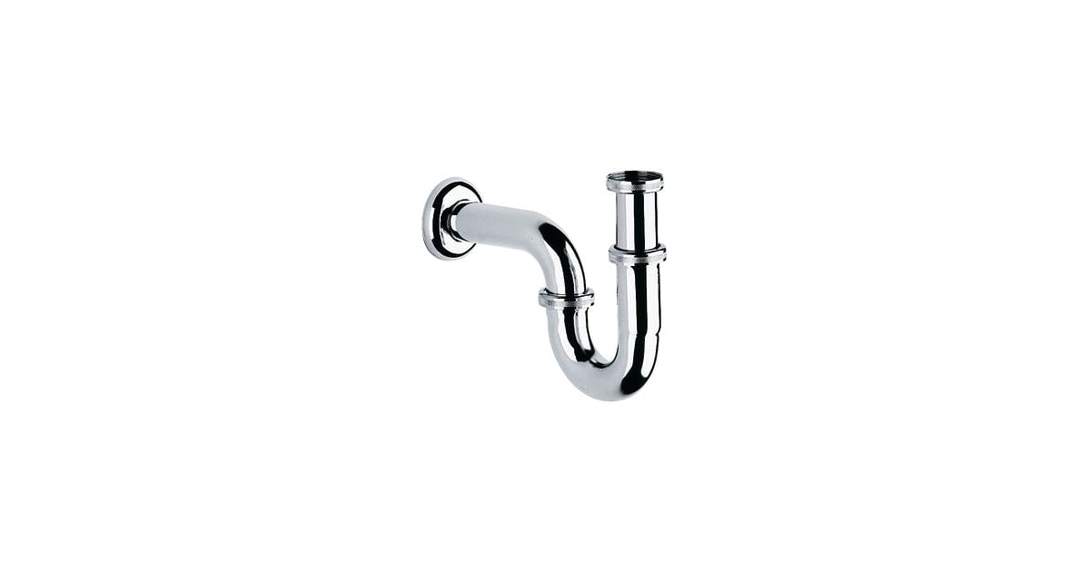 Grohe 28947000 1-1/4" P-Trap with Escutcheon | Ferguson Home