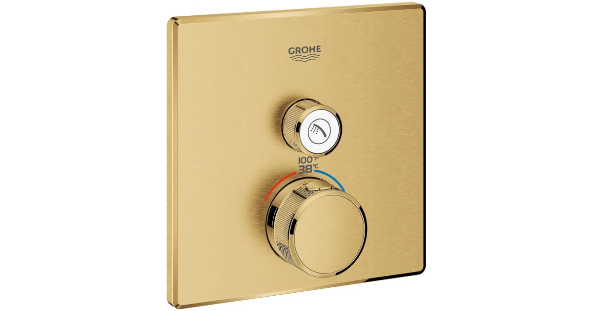 Grohe 29140GN0 Grohtherm Thermostatic Valve Trim Only with Dual Knob ...
