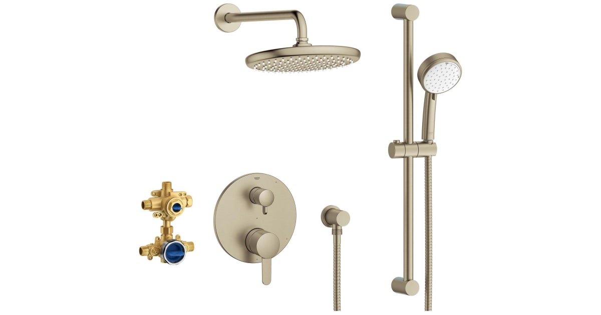 Grohe 29428EN0 Cosmopolitan Pressure Balanced Shower System with Shower ...