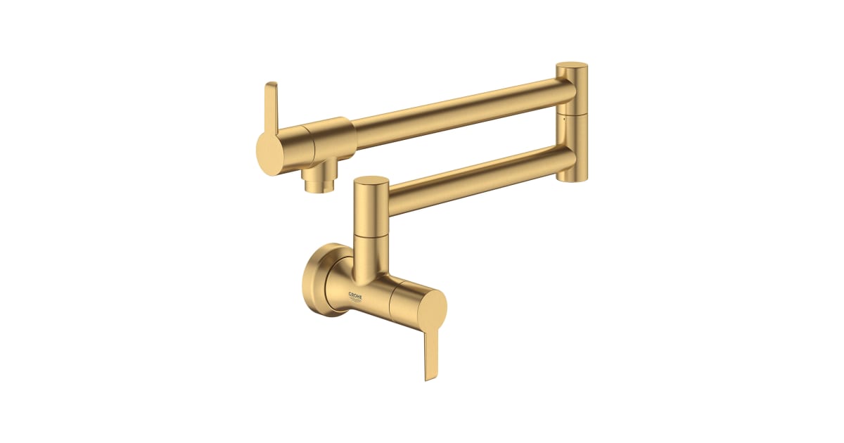 Grohe 31075GN2 Zedra 1.75 GPM Wall Mounted Pot Filler | Ferguson Home