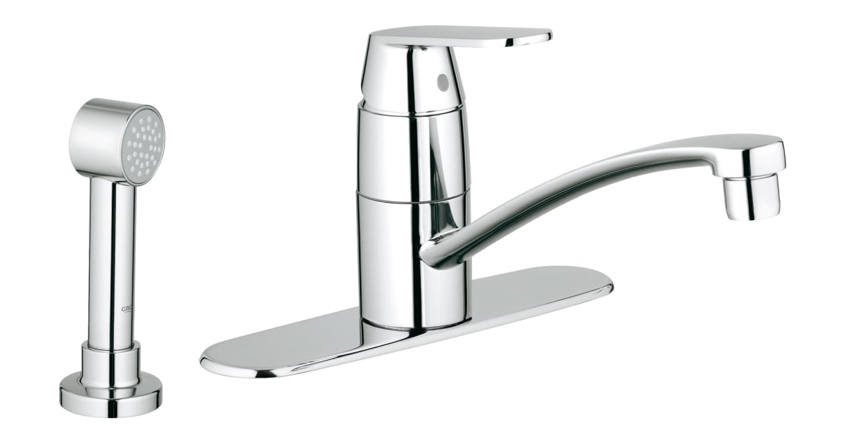 Grohe 31353000 Eurosmart Cosmopolitan Kitchen Faucet with Sidespray ...