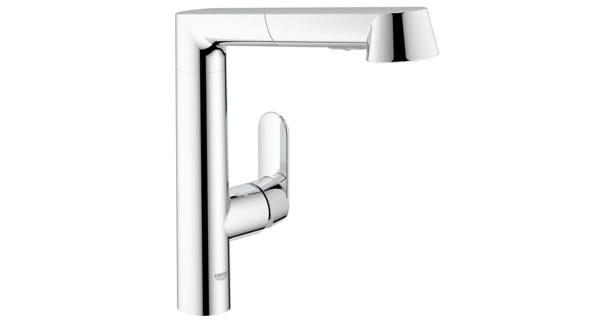 Grohe 32178000 K7 Pull-Out Kitchen Faucet with 2-Function Locking ...