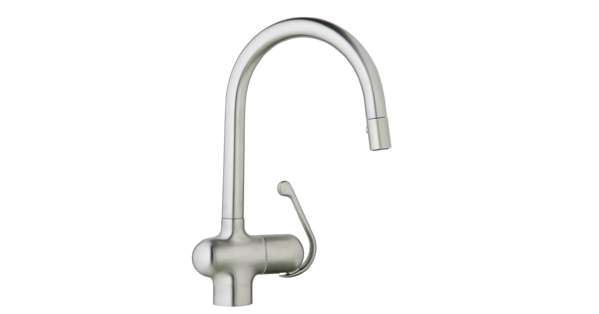 Grohe 32245SD0 Ladylux Pro Pull-Down High-Arc Kitchen Faucet with 2 ...