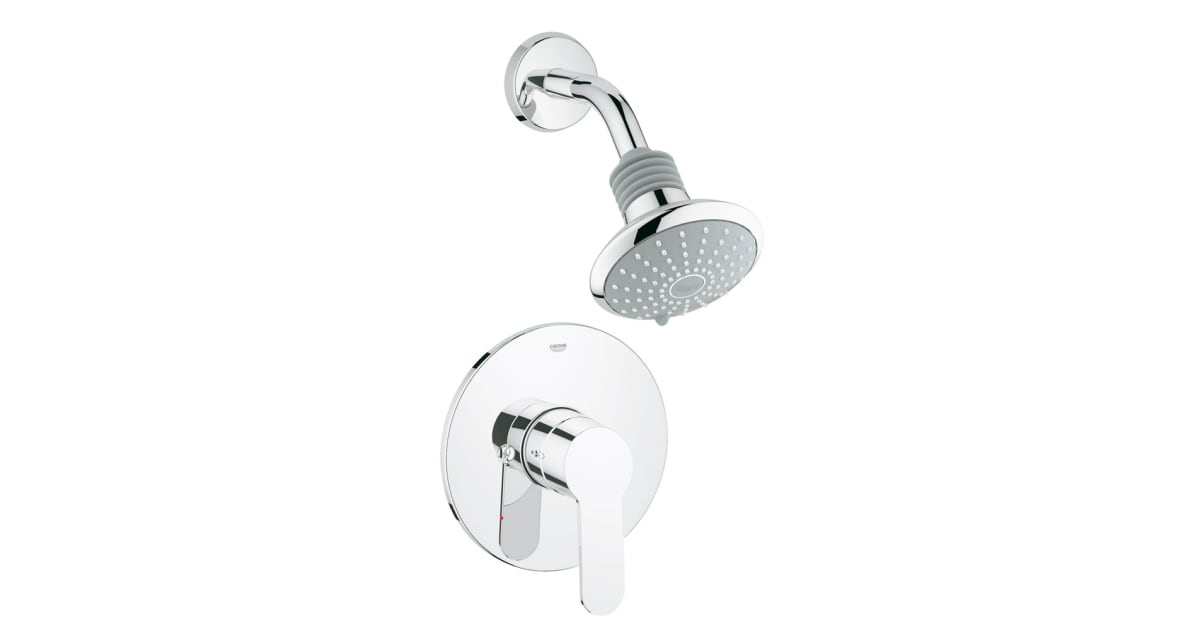 Grohe 35023002 Eurostyle Cosmopolitan Pressure Balanced Shower with ...