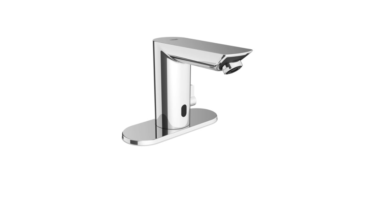 Grohe 36466000 Battery Powered Touchless Electronic Faucet with ...