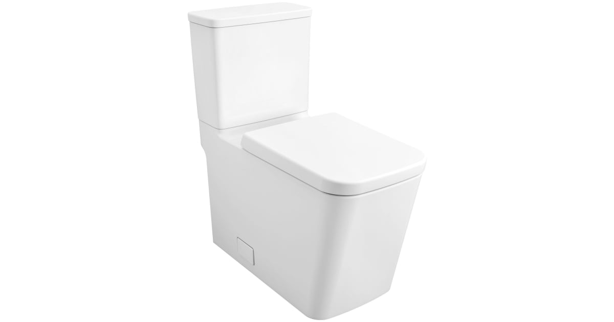 Grohe 39663000 Eurocube 1.28 GPF Two Piece Elongated Chair Height ...
