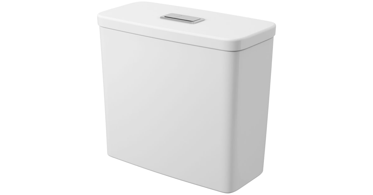 Grohe 39665000 Eurocube 1 / 1.28 GPF Dual Flush Toilet Tank Only - Push ...