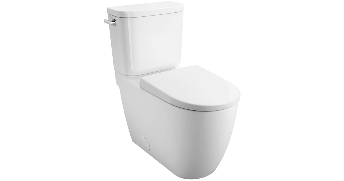 Grohe 39675000 Essence 1.28 GPF Two Piece Elongated Chair Height Toilet ...