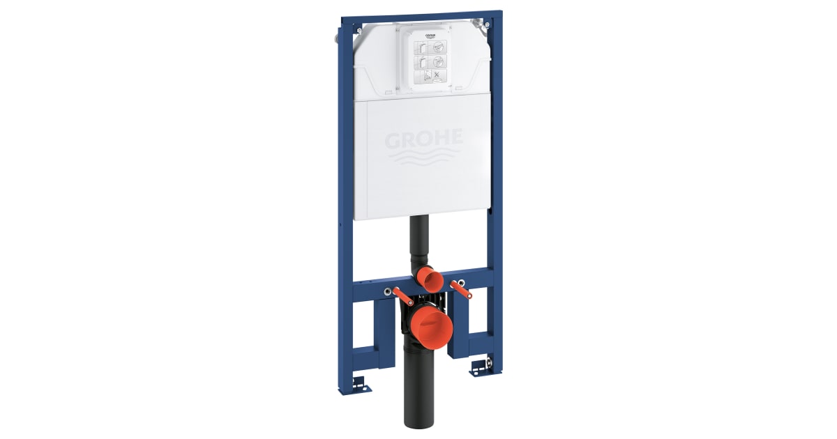 Grohe 39688000 Rapid SL 0.8 / 1.6 GPF Toilet Tank Only - Actuator Plate ...