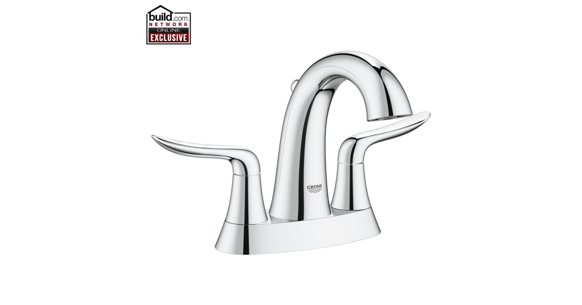 Grohe 20426000 Agira Centerset Bathroom Faucet with SilkMove® and ...