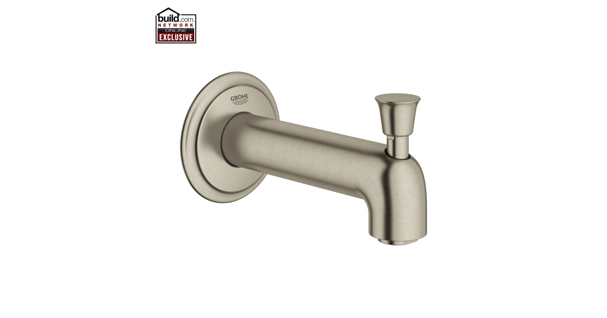Grohe 13344EN1 Fairborn 5-9/16" Diverter Wall Mounted Tub Spout with ...