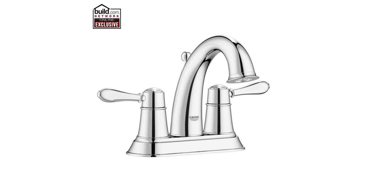Grohe 20424000 Fairborn Centerset Bathroom Faucet with SilkMove® - Free ...