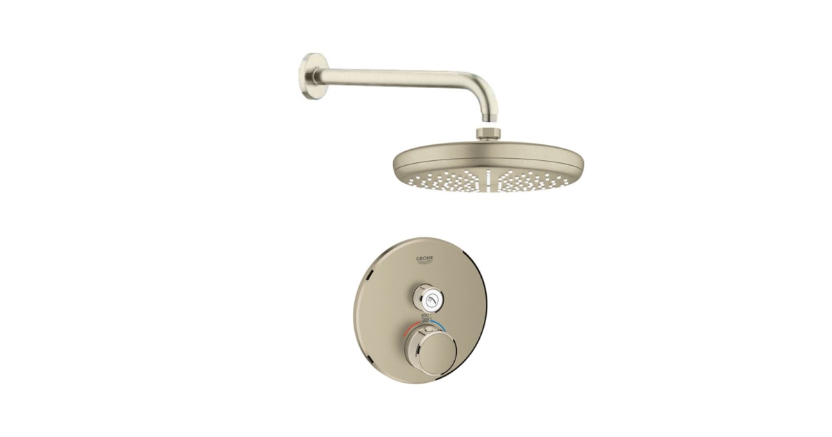 Grohe GSS-Grohtherm-CIR-02-EN0 SmartControl Shower System with Shower ...