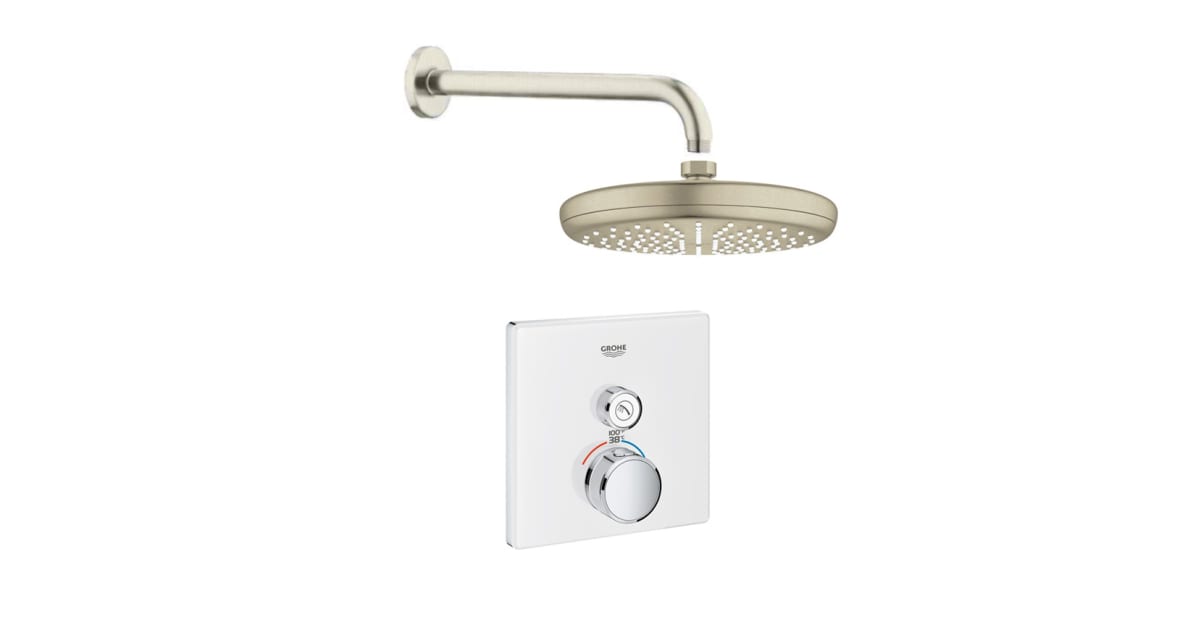 Grohe GSS-Grohtherm-SQ-02-EN0 SmartControl Shower System with Shower ...