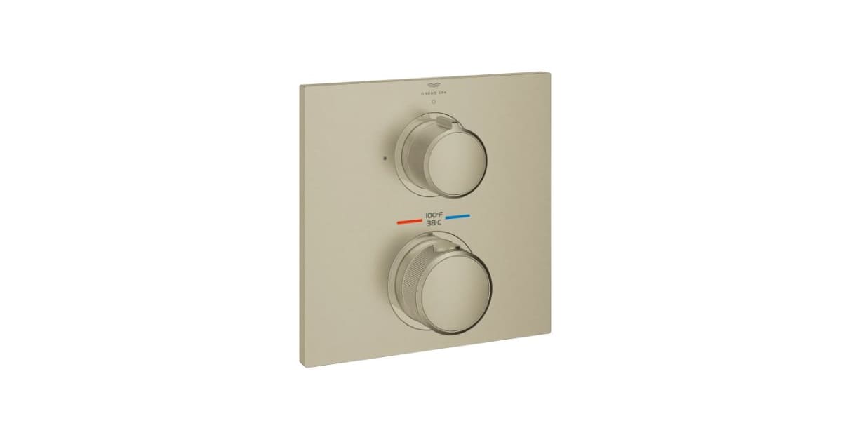 Grohe 29178EN1 Allure Dual Function 2-Handle Thermostatic Valve Trim ...