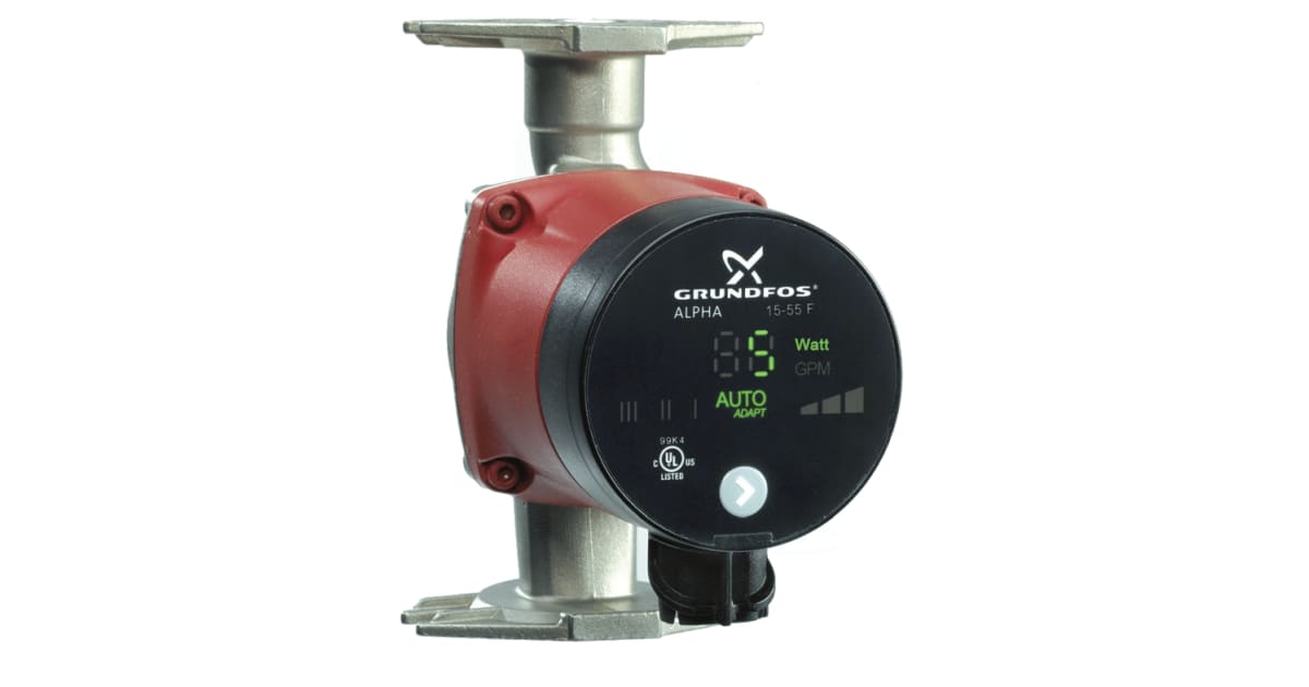 Grundfos G59896834 ALPHA Circulator Pump with AUTOADAPT One Touch ...