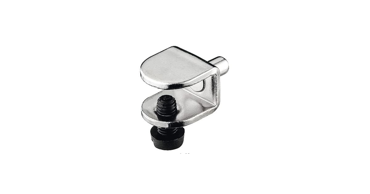 Hafele 282.20.715 Glass Shelf Support with Safety Locking Screw ...
