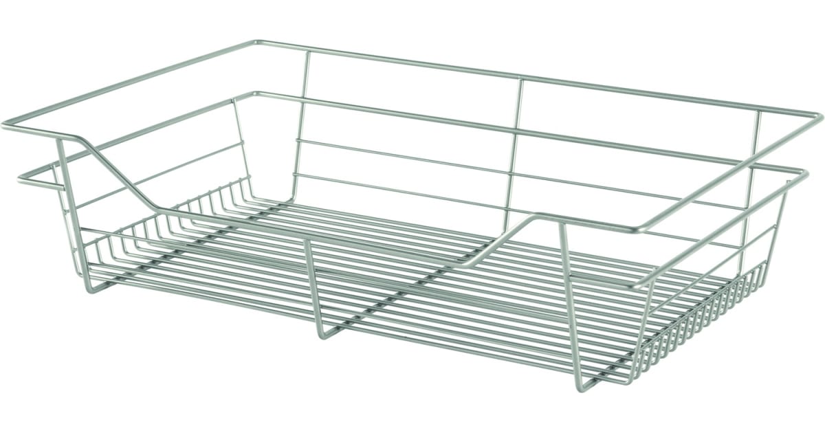 Hafele 547.38.652 16 x 17 x 6 Inch Wire Pull-Out Closet Basket with ...