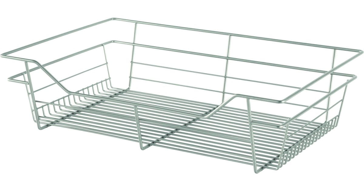 Hafele 547.40.652 16 x 23 x 6 Inch Wire Pull-Out Closet Basket with ...