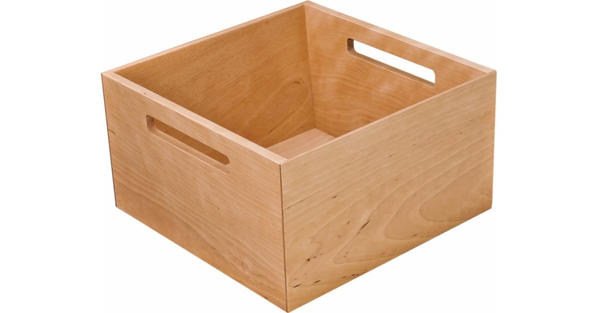 Hafele 556.88.231 Fineline Move 4-3/4 High Storage Box for Deep Drawers ...