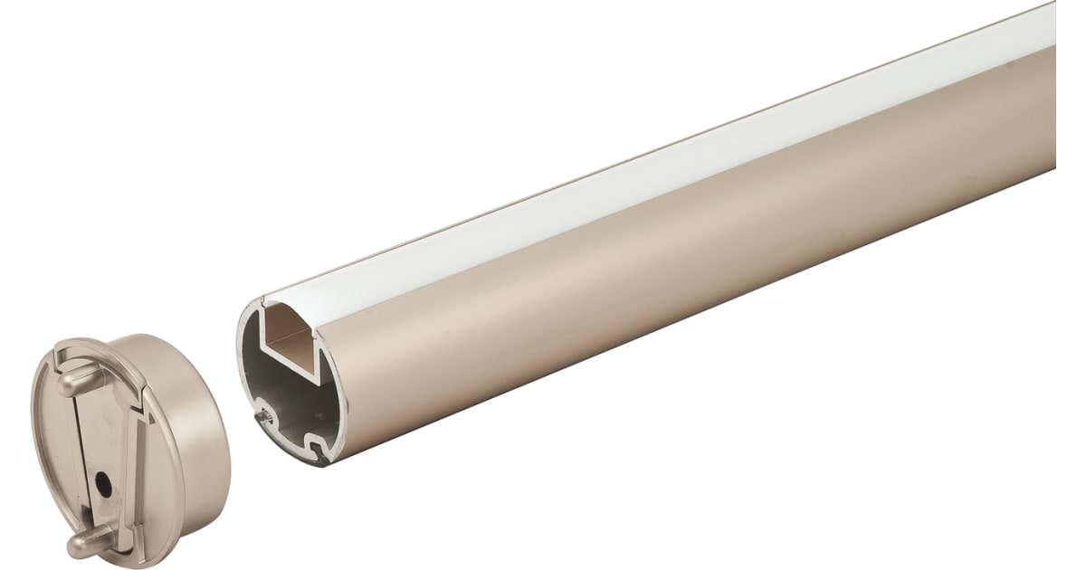 Hafele 830.28.711 Synergy Elite 48 Inch Wardrobe Tube for Lighting ...