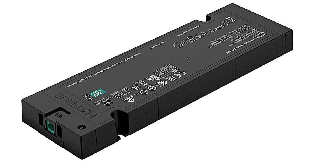 Hafele 833.70.1078 Loox Driver 100-240v AC to 24v DC, 40w | Build.com