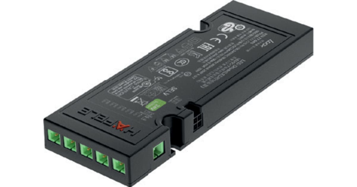 Hafele 833.70.1080 Loox LED Plastic Driver, 24v, 0-20w | Ferguson Home