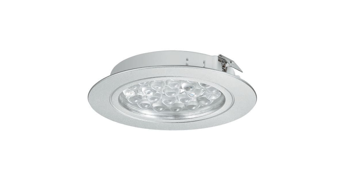 Hafele 833.75.000 24 Volt 1.7 Watts Round Recessed Mount LED Light ...