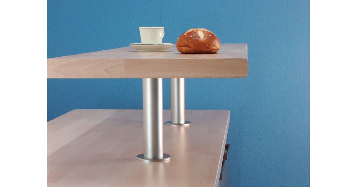 Hafele 505.24.003 9" High Stainless Steel Round Straight Countertop ...