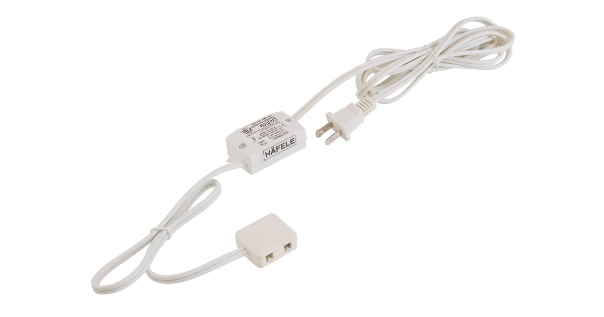 Hafele 833.06.100 4 Port 120V 6 Watt Transformer for Parallel Series ...